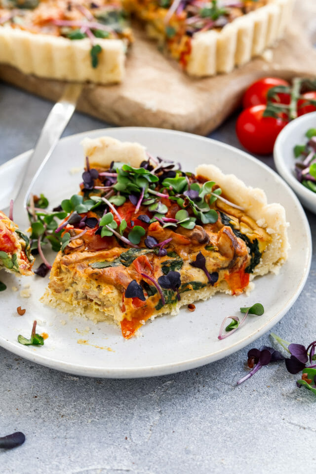 Rezept Vegane Quiche